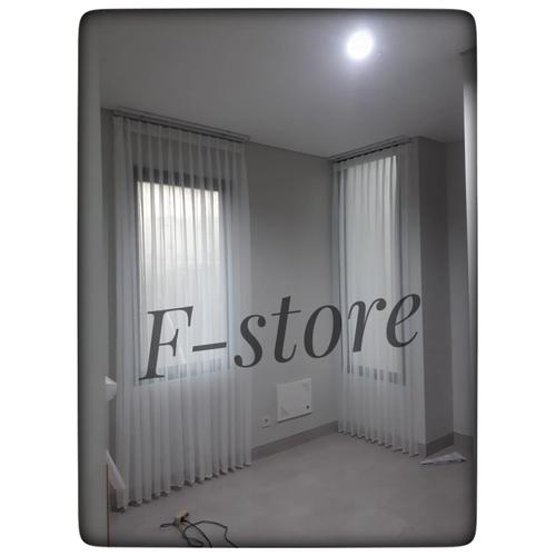 Jual vitrase gorden import tebal L.200 x T. 230-270cm (model kait kawat ...