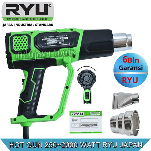 Jual RYU Heat Gun RHG 600-3 Hot Gun Pistol Pemanas 250-2000 Watt RYU ...