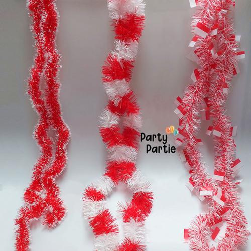 Jual [Ecer] Slinger Merah Putih / Rumbai Merah Putih HUT RI 17 Agustus ...