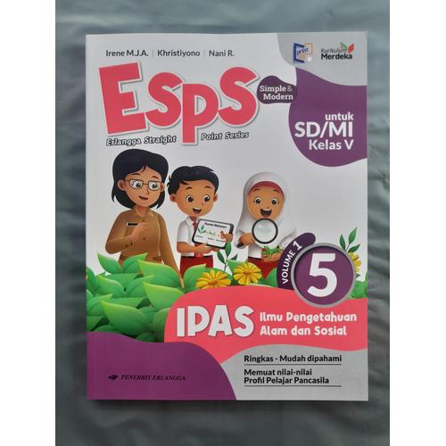 Jual ESPS Ipas Vol.1 K.Merdeka Erlangga SD/MI Kelas 5 - Kota Depok - MPbookstore | Tokopedia