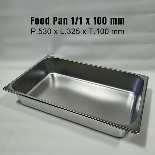Jual GN Food Pan 1/1 x 100 mm Stainless Steel I Wadah Makanan - Food ...