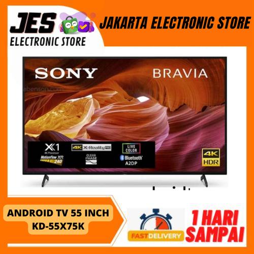 Promo SONY BRAVIA KD-55X75K UHD 4K 55INCH SMART TV GOOGLE ANDROID ...