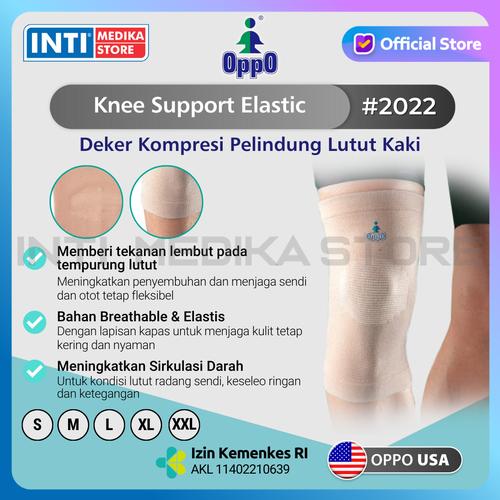 Jual OPPO - Knee Support Elastic 2022 | Deker Kompresi Pelindung Lutut ...