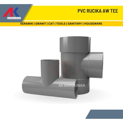 Jual PVC Rucika AW Tee / T / Sambungan Fitting Pipa PVC - 3/4 Inch ...