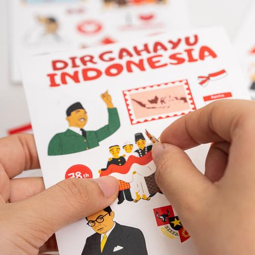 Promo Stiker / Sticker Scrapbook Kemerdekaan HUT RI 17 Agustus - 2 ...