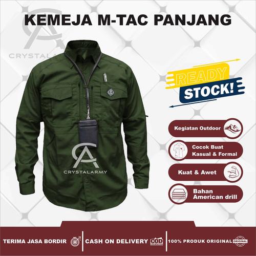 Jual kemeja PDL Lapangan Tactical lengan panjang baju tactical mtac ...