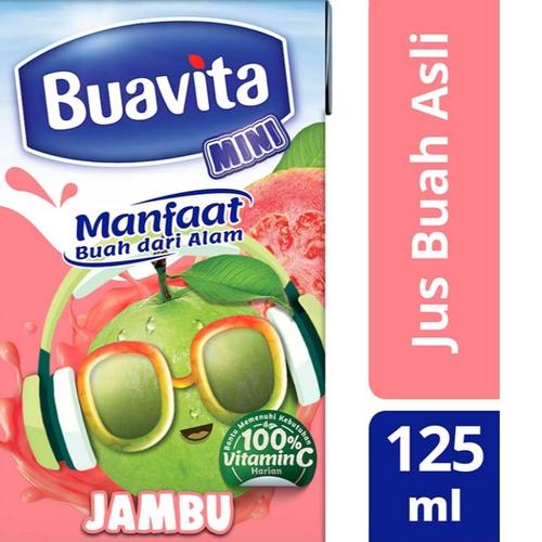 Jual Buavita Mini Jus Buah Asli Jambu 125 ml - Kab. Bekasi - Hiven Store | Tokopedia