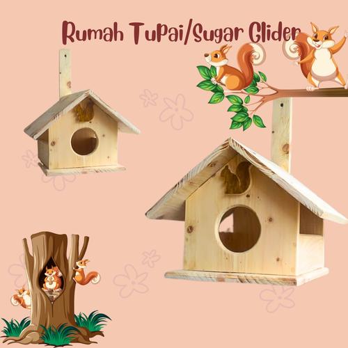 Jual Rumah Tupai Kayu Custom +Jar Kaca - Kota Surakarta - StarBunnies ...