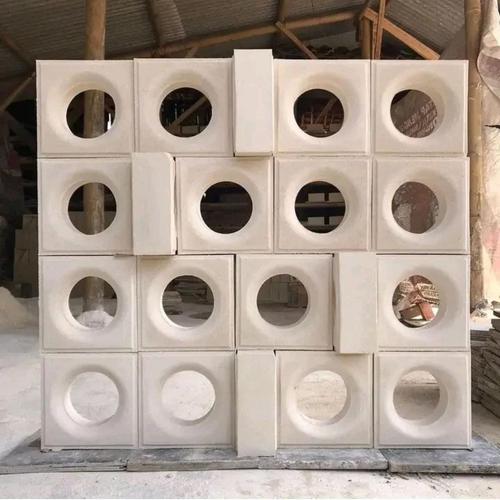 Jual Roster bolong bulat beton putih (2 muka) - Abu-abu - Kota ...