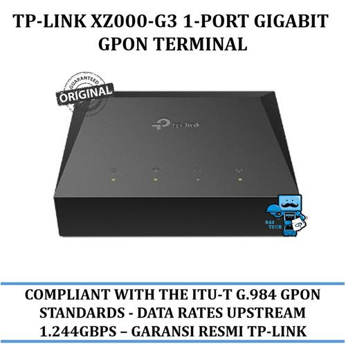 Jual Tp-Link Xz000-G3 1-Port Gigabit Gpon Terminal - Garansi Resmi ...