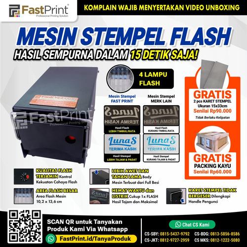 Jual Mesin Stempel Flash Kilat Premium 4 lampu Full Plat Besi - Jakarta ...
