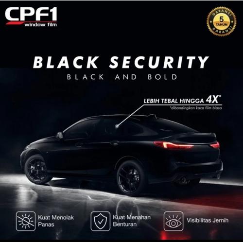 Jual PROMO KACA FILM CPF1 - BLACK SECURITY - KACA DEPAN SAJA - LARGE ...