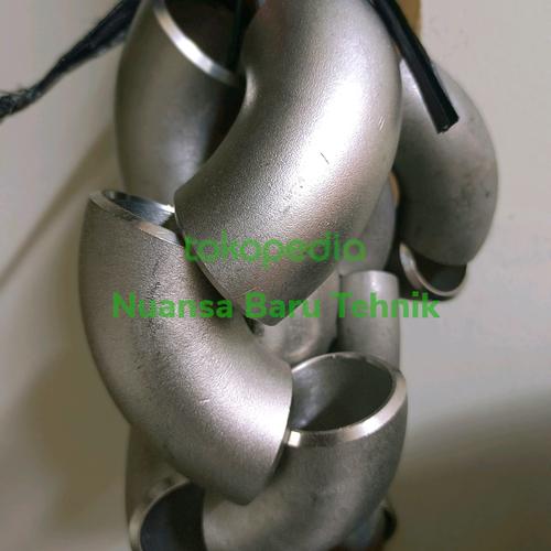 Jual Elbow Las Stainless SS304 SCH10 UKURAN 1/2" INCH / KNEE LAS SS304 ...
