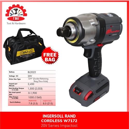 Jual Ingersoll Rand Impact Wrench 3/4" High Torque | IR-W7172K22-20V-K1 ...