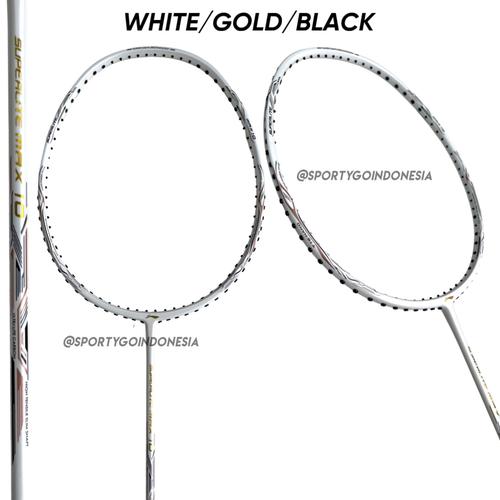 Jual RAKET BADMINTON LINING SUPERLITE MAX 10 ORIGINAL - WHITE/GOLD/BLAC ...