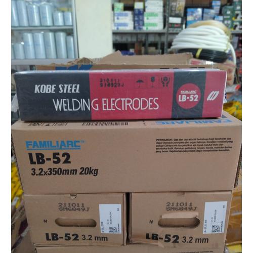 Jual KOBE KAWAT LAS LB52 AWS E7016 UKURAN 3,2MM - 2,6 X 350MM - Kota ...