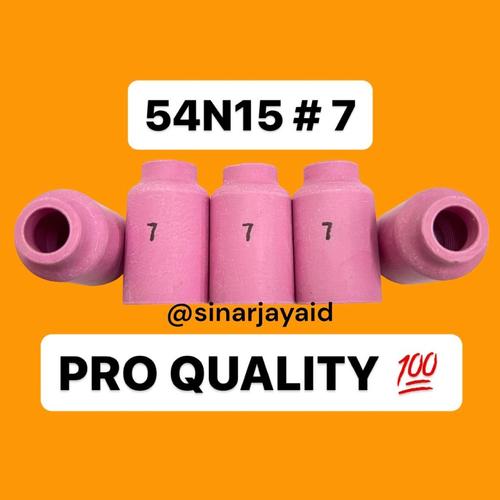 Jual Keramik Argon 54N15 No.7 Ceramic Tig Argon Torch Alumina Nozzle ...