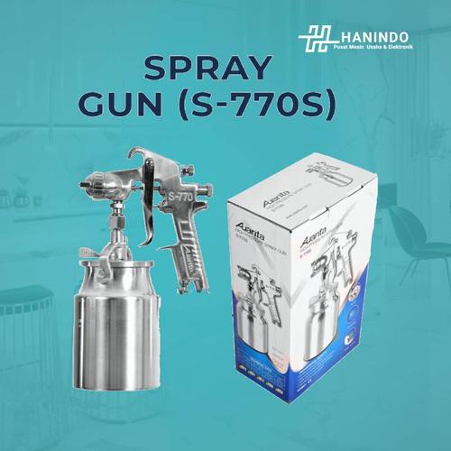 Jual Spray Gun High Pressure AUARITA S-770S S770 Nozzel 2mm Tabung ...