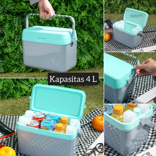 Jual Technoplast Piknik Cooler Box penyimpanan minuman dingin / Box ICe ...