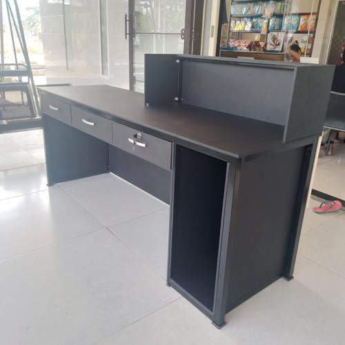 Jual Meja Resepsionis uk 60x200cm tinggi total 110cm/rak cpu/3 Laci ...
