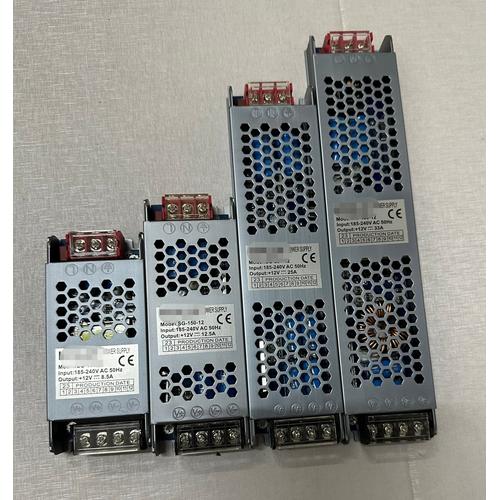 Jual Trafo Adaptor Led Strip Power Supply Slim DC 12V Greey 100W,300W ...