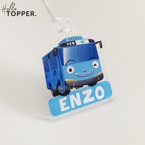 Jual Custom Bag Tag Anak Custom Gantungan Tas Luggage Tag Akrilik Bus ...