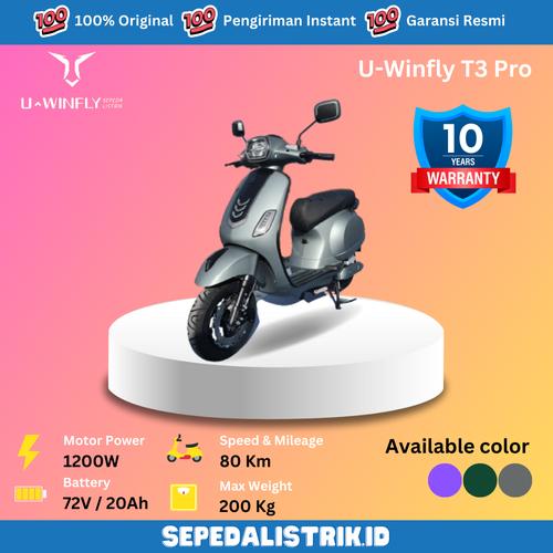 Jual Uwinfly T3 Pro 1200W 70V20Ah Sepeda Motor Listrik Garansi Resmi ...