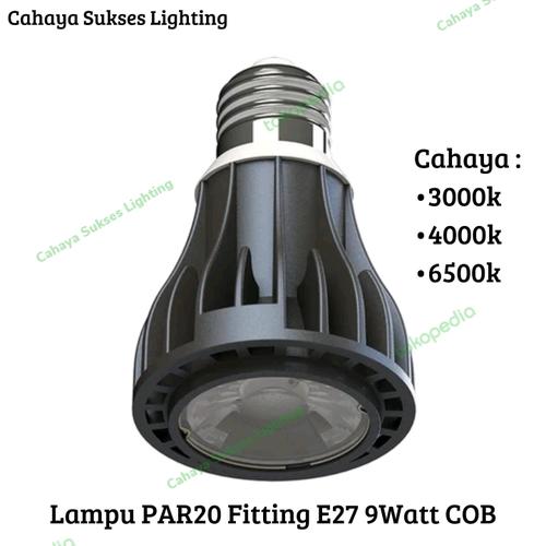Jual Lampu Spotlight Par 20 9Watt LED COB || Body Hitam - Jakarta Barat ...