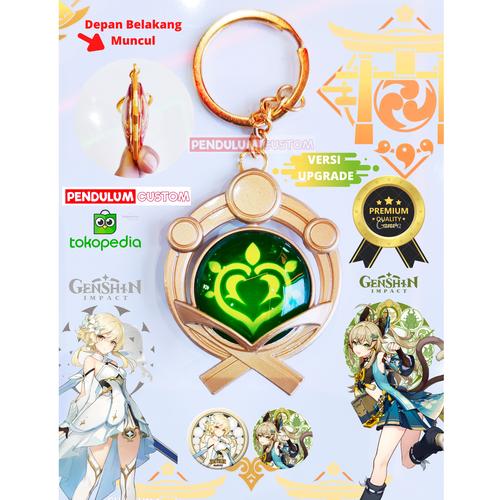 Promo Gantungan kunci Genshin Impact keychain Vision Inazuma Premium ...