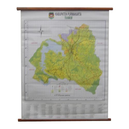 Jual Peta Kabupaten Purwakarta (Bingkai) MP AP 089 - Kab. Bandung ...