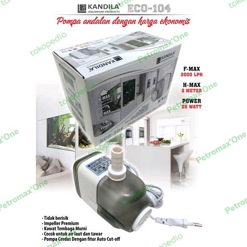 Jual KANDILA ECO 105 104 POMPA AIR KOLAM DAN AKUARIUM / POMPA KOLAM ...