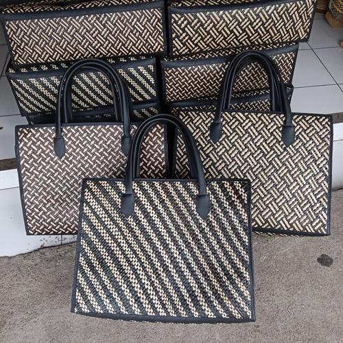 Jual TAS MAP / TAS MAP PANDAN / TAS MAP PANDAN LURIK / TAS MAP PANDAN ...