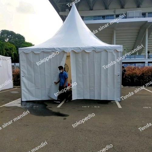 Jual tenda sarnafil - Putih, 5x5 atap 550grm - Jakarta Barat - Tenda ...