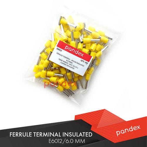 Jual Pandex Ferrule Terminal 6.0mm E6012 Insulated / Skun Ferrule ...