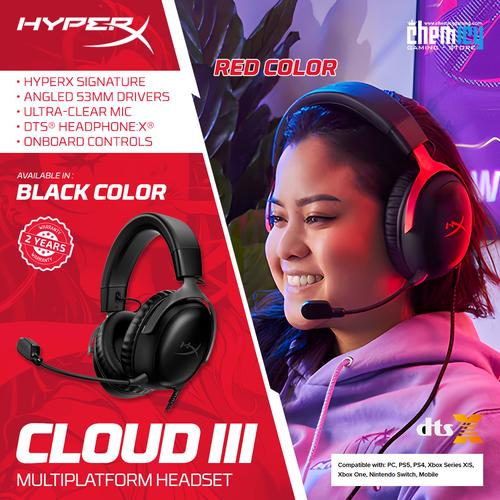 Jual HyperX Cloud III Multiplatform Gaming Headset - Hitam - Jakarta ...