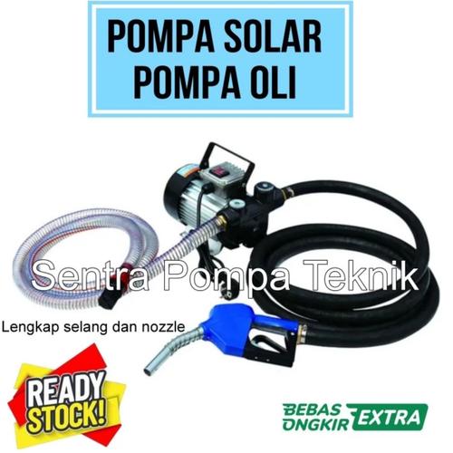 Jual Pompa solar Pompa cariran kental 60LPM 220V Lengkap Selang Nozzle ...
