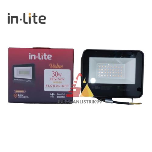 Jual LAMPU SOROT FLOODLIGHT LED INLITE VALUE 100W 100 WATT INF030 ...