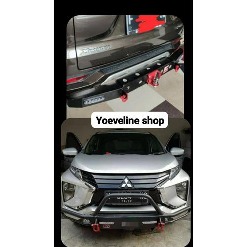 Jual PAKET Tanduk Dan Towing Offroad Overland Bumper Depan Mobil ...