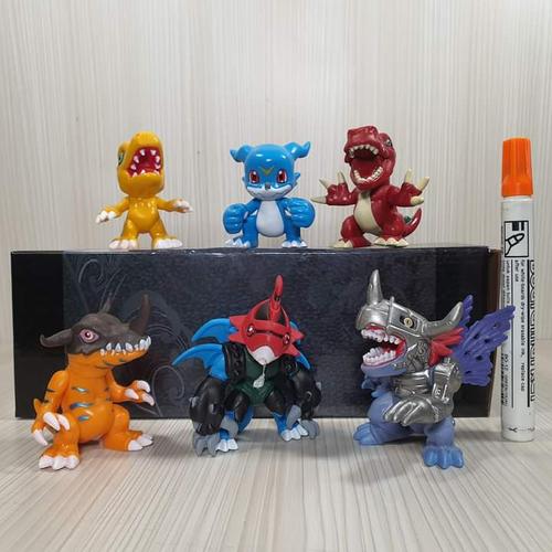 Jual mainan mini figur digimon paildramon tinggi sekitar 2 inch bahan ...