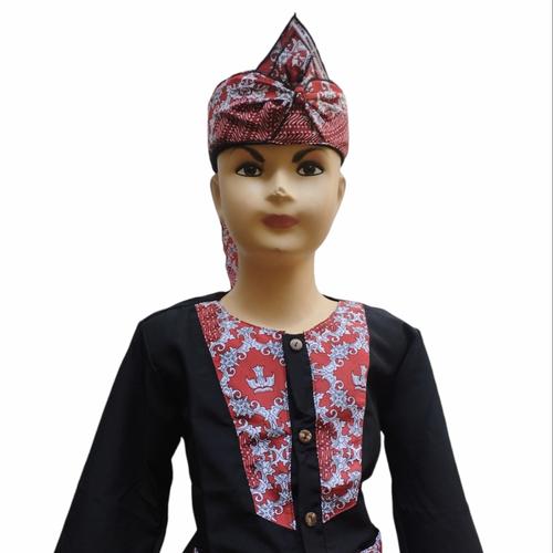 Jual Baju pangsi anak sekolah TK&SD/stelan baju adat sunda/seragam ...