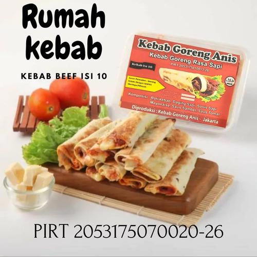 Jual Kebab Frozen Beef Kebab Original isi 10 pcs By Rumah Kebab ...