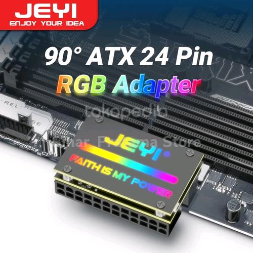 Jual Atx 24 pin 90 degree Motherboard 24pin RGB Auto Adapter PSU Power ...