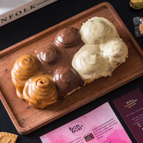 Jual bonabon cinnamon roll small / size small / kayu manis - Mix 2 ...