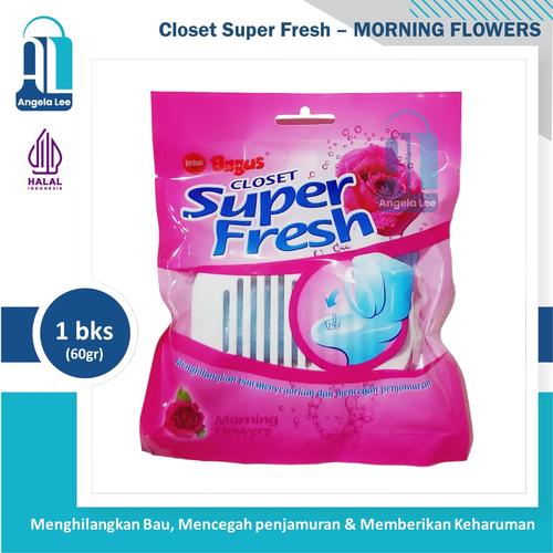 Jual Bagus Closet Super Fresh Kamper Pengharum Kloset Duduk Toilet 60gr ...