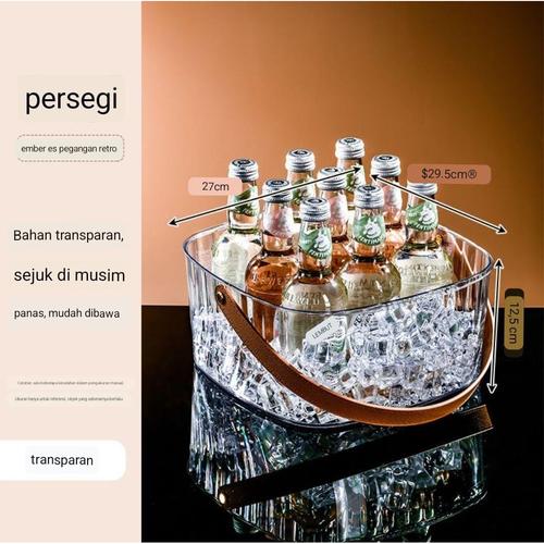 Promo Keranjang Es Transparan - Ice Bucket es Minuman Bucket Buah ...