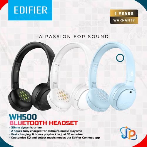 Promo Edifier WH500 - Foldable Headset/ Headphone Wireless Bluetooth - Hitam Cicil 0% 3x ...