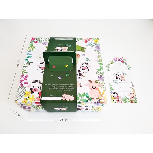 Jual Box Kemasan Hampers Idul Adha Kardus Lebaran Haji Qurban 20x20x8 ...