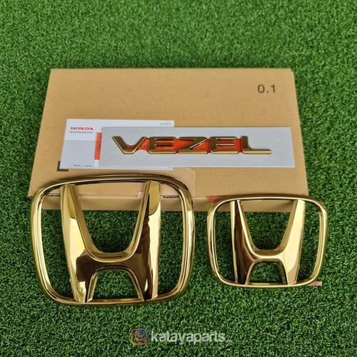Jual Gold Emblem Honda VEZEL New HRV 2022+ Honda Access Japan JDM - Kab ...