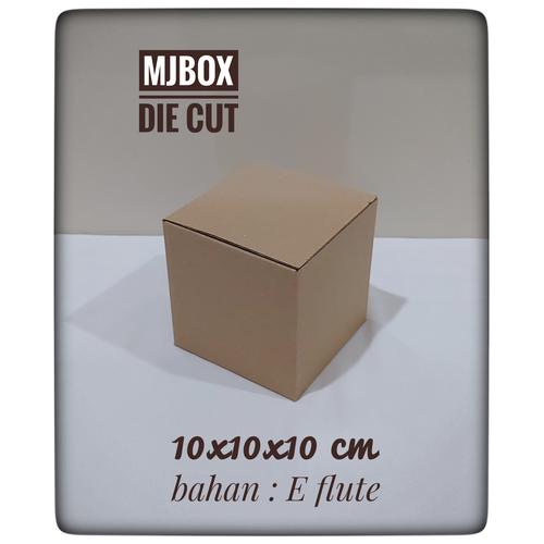 Jual kardus karton uk. 10X10X10 cm...box model Kotak die cut - Jakarta ...