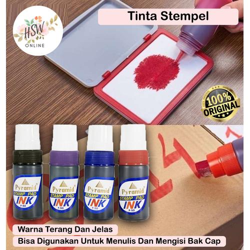 Jual Tinta Stempel Permanen Warna Isi Ulang Bak Cap Refill Ink Stamp Pad - Ungu - Kab. Tangerang ...